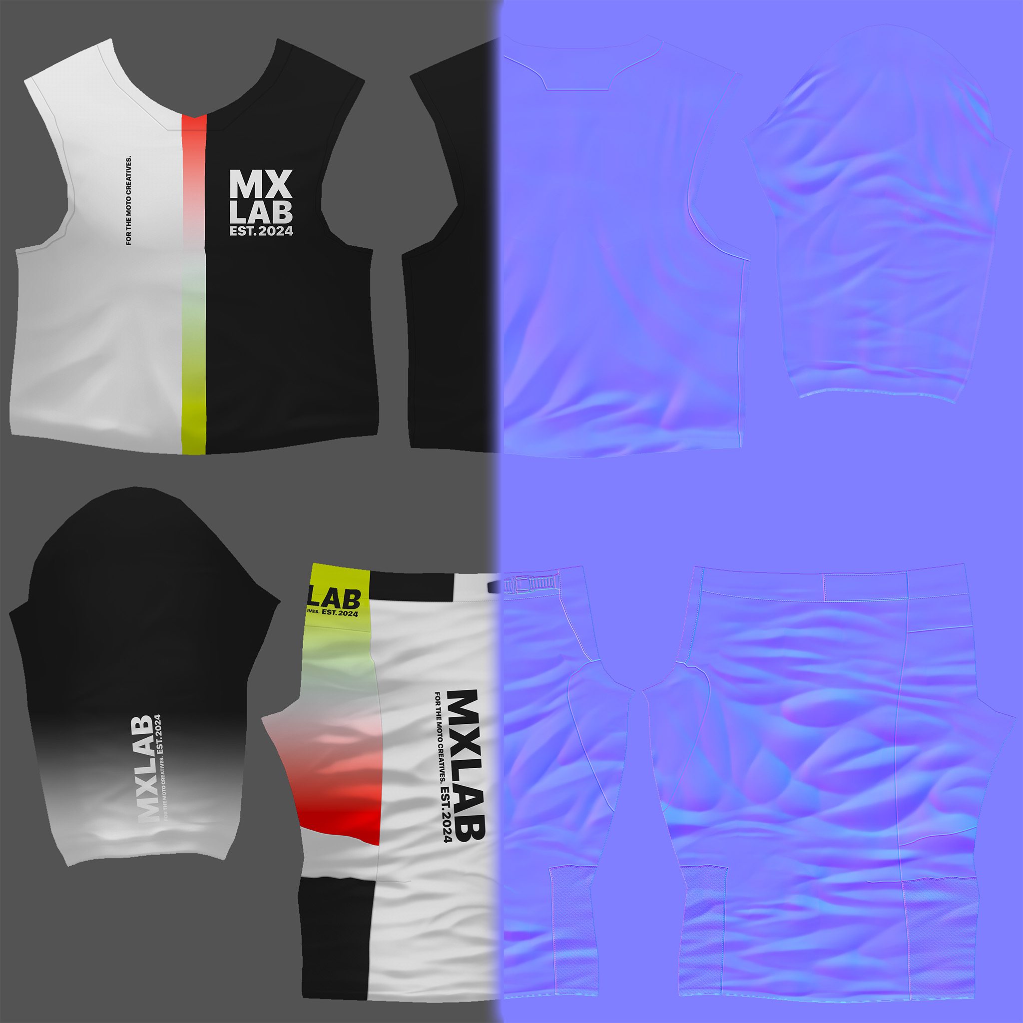 [PSD] 2024 MXLAB Fission Collection | By Lancer - MX Bikes Shop