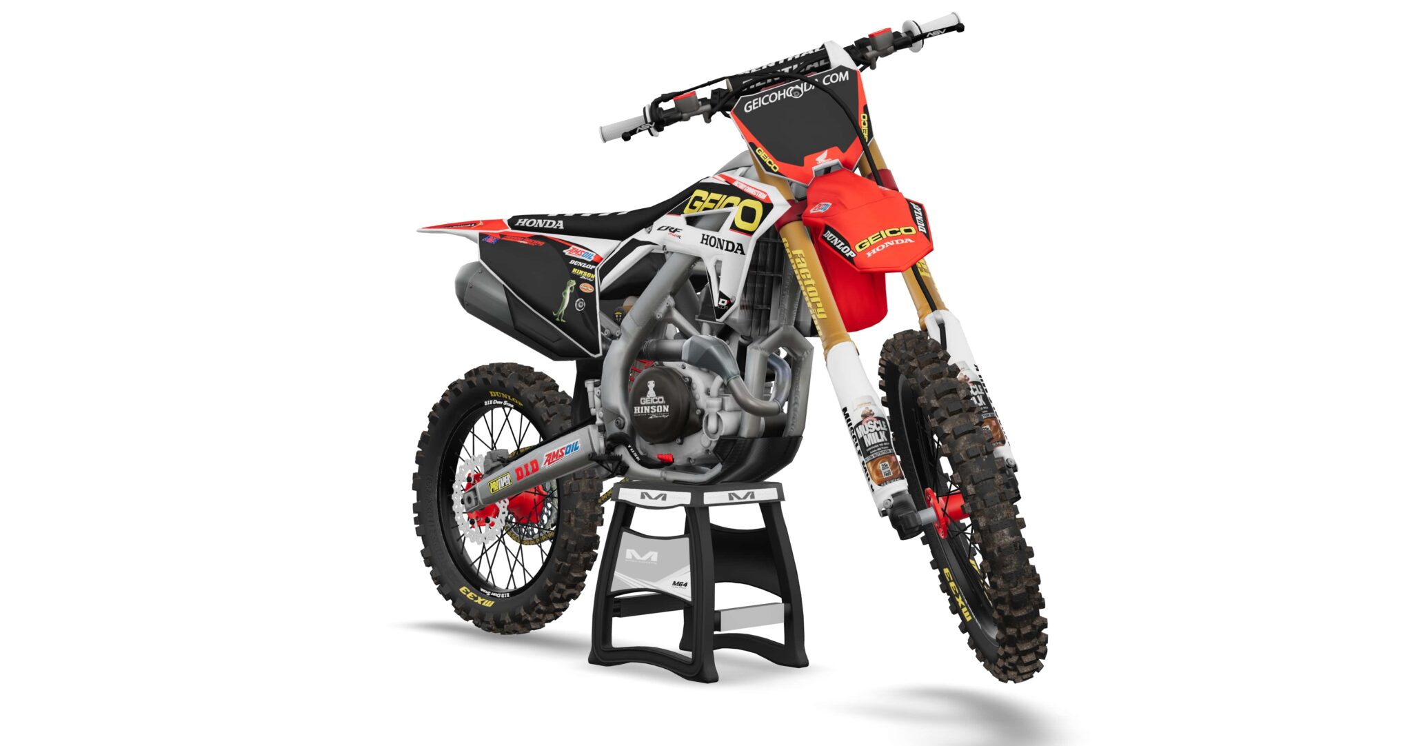 [PSD + PNT] 2010-15 CRF GEICO HONDA - MX Bikes Shop