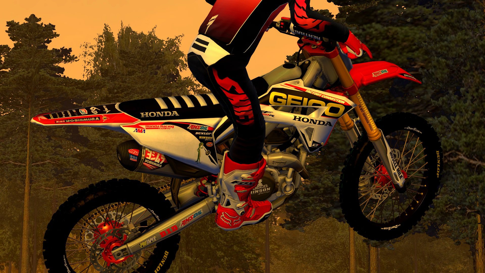 [PSD + PNT] 2010-15 CRF GEICO HONDA - MX Bikes Shop