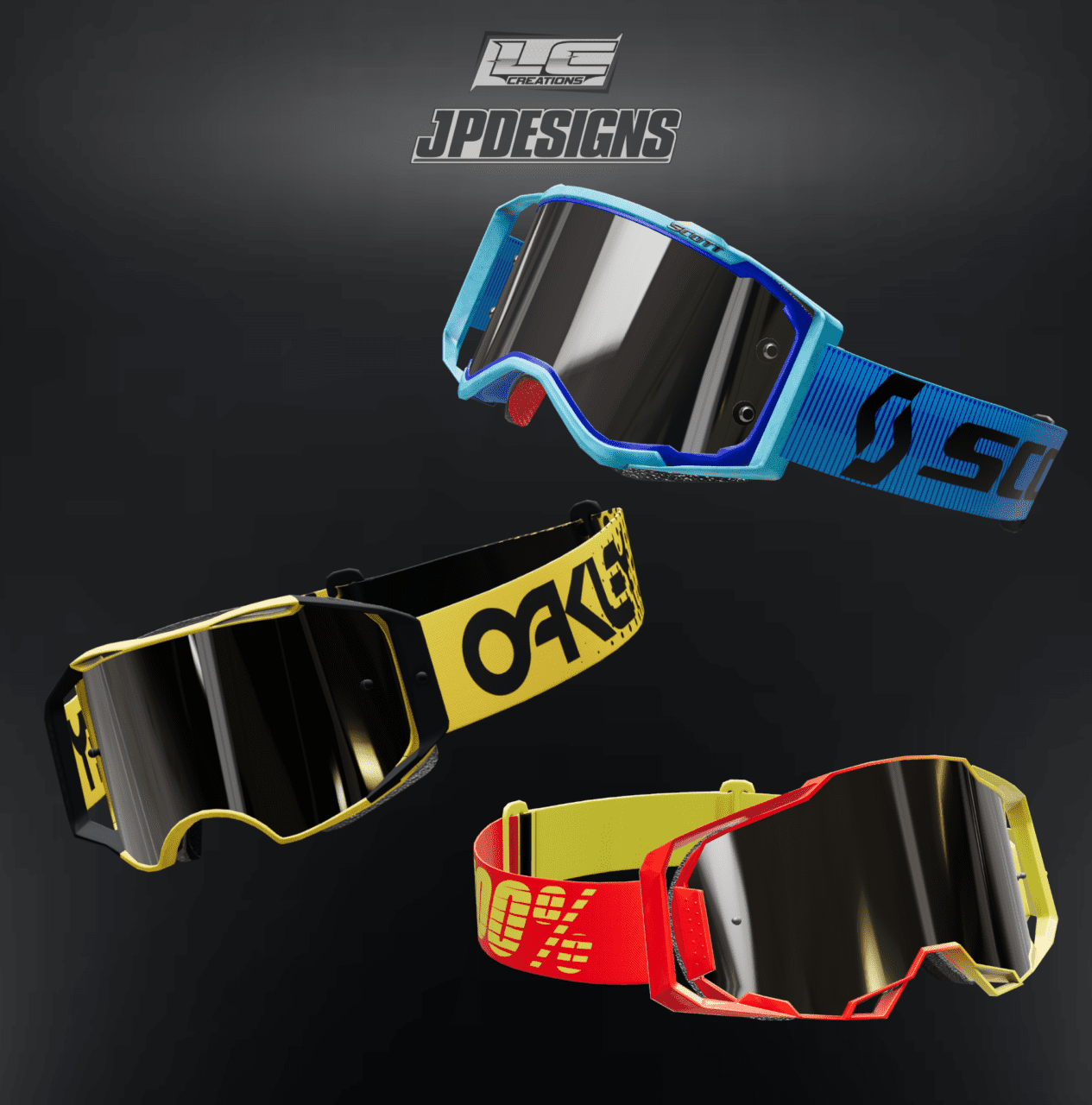 [PNT] JPD Goggle PNT Pack - MX Bikes Shop