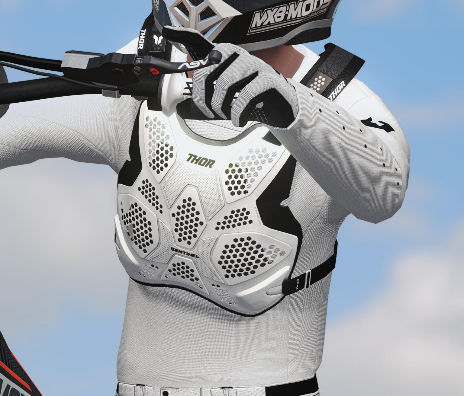 T Chest Protector and Backstrap - MX Bikes Shop