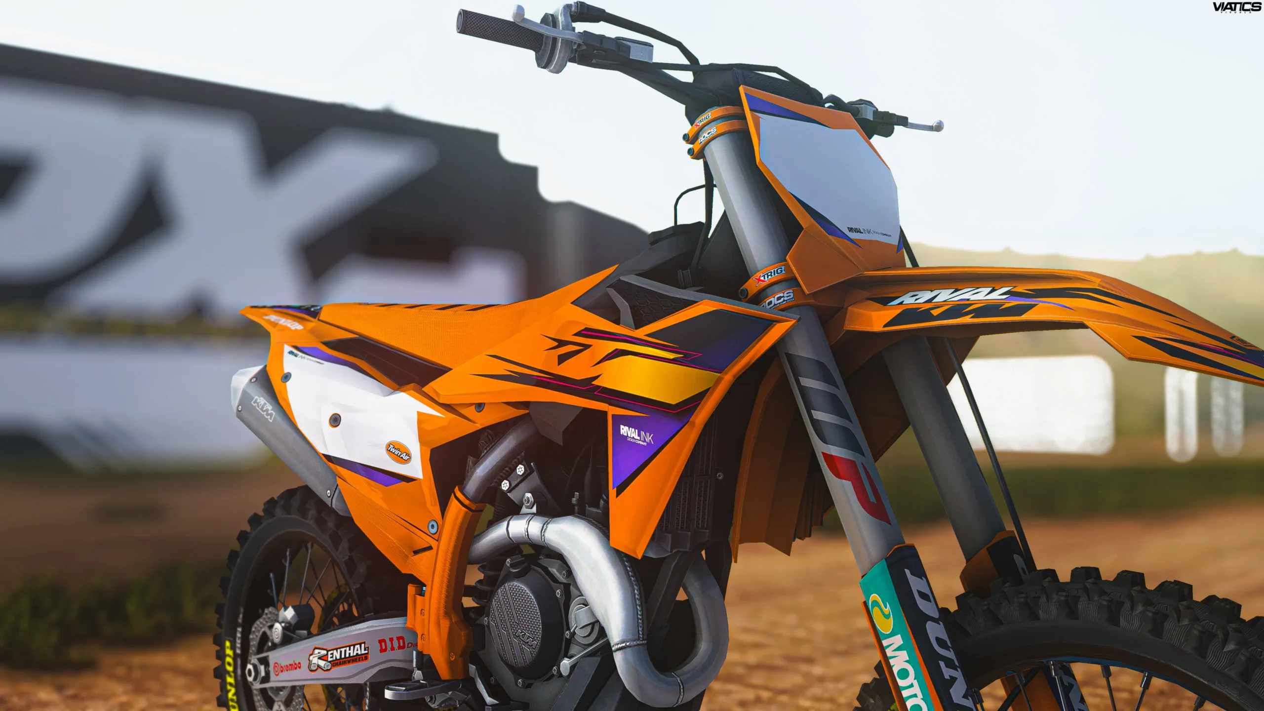 RIVAL INK KTM STOCK 26 Graphics Kit - MX Bikes Shop