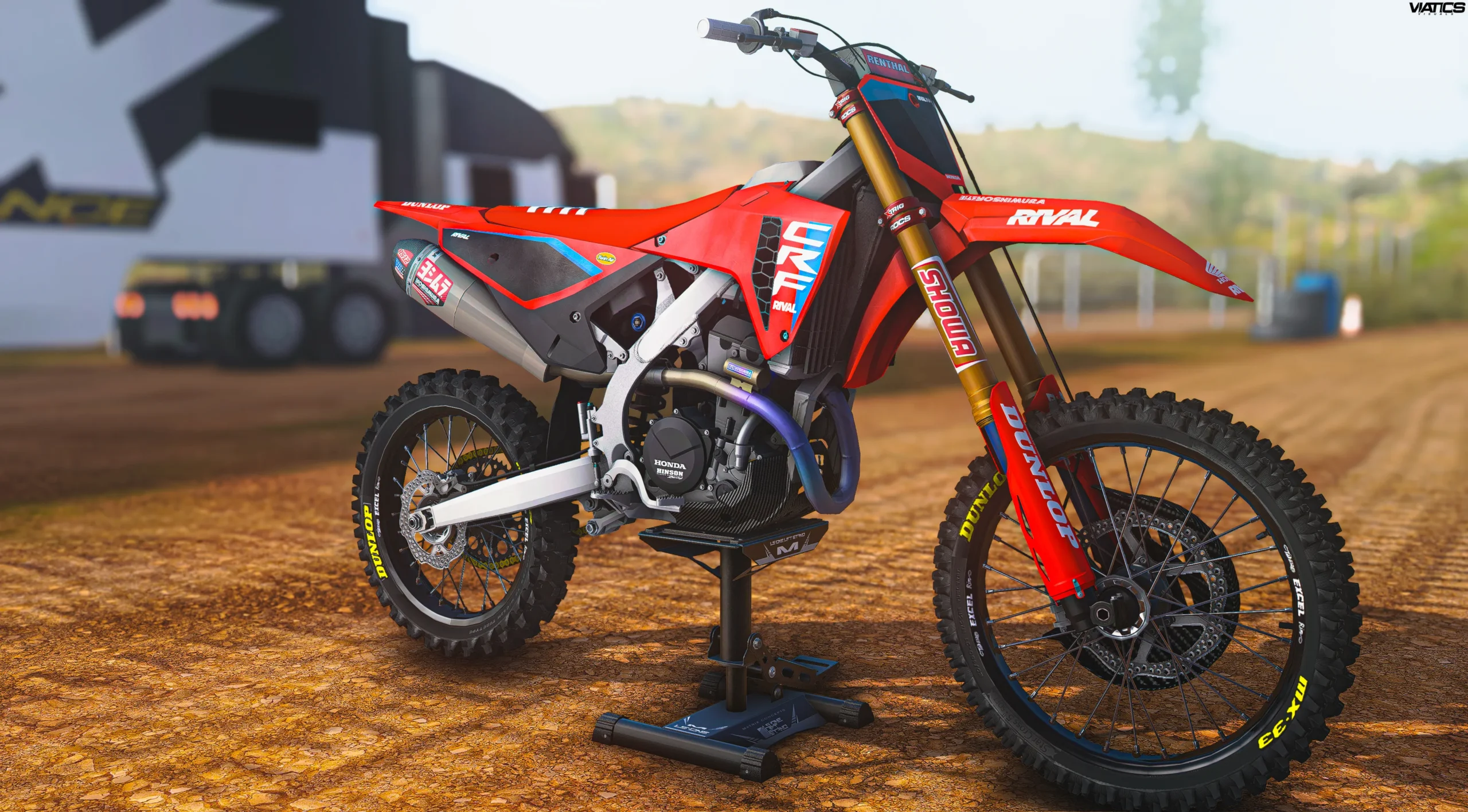 RIVAL INK HONDA STOCK 26 Graphics Kit - MX Bikes Shop